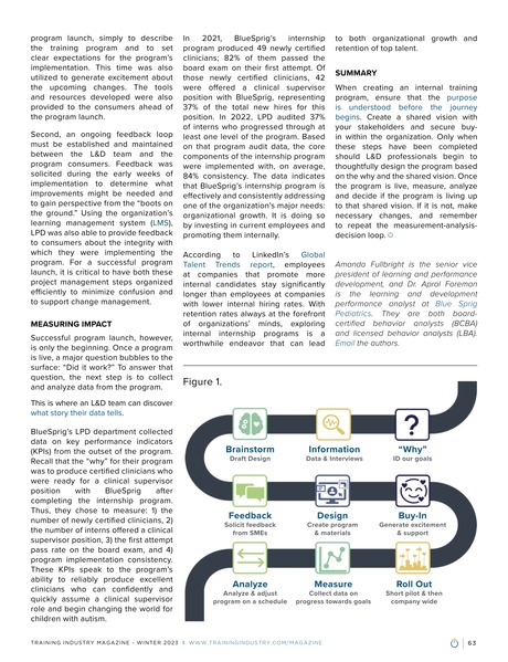 Training Industry Magazine - Winter 2023 - 63