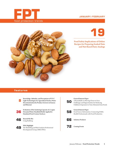 Food Protection Trends - January/February 2024 - 1