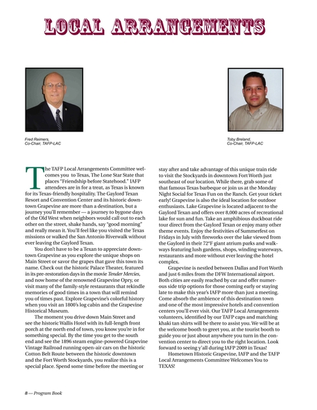 IAFP 2009 Program Book and Abstract Book - PB8