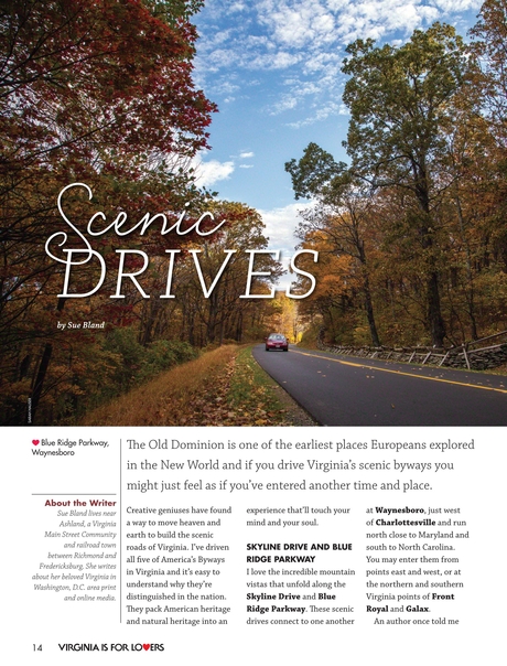 Virginia Travel Guide 2015 - Great Scenic Drives