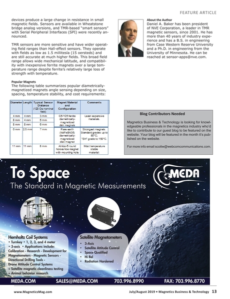 Magnetics Business & Technology - July/August 2019