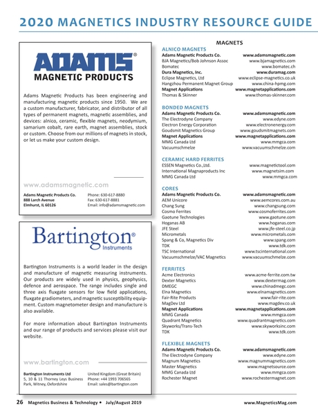 Magnetics Business & Technology - July/August 2019