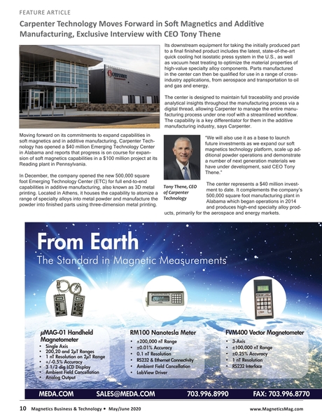 Magnetics Business & Technology - May/June 2020 - Carpenter Technology ...