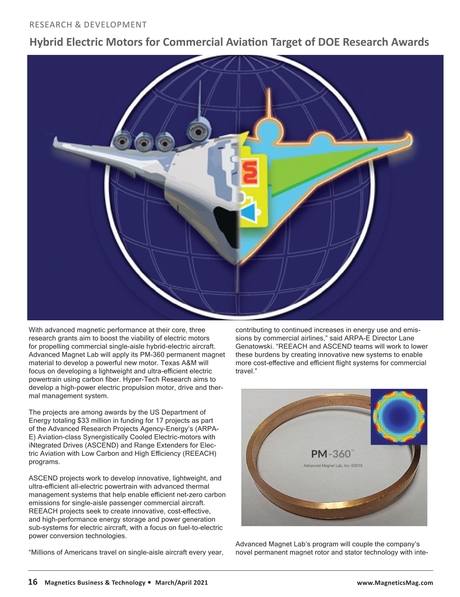 Magnetics Business & Technology - March/April 2021 - Research & Development