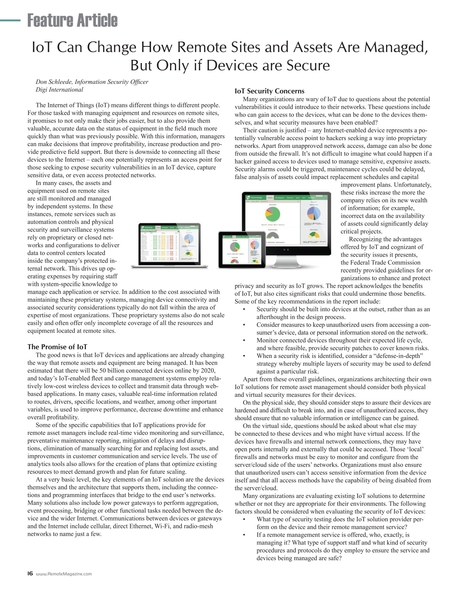 Remote - Fall 2015 - IoT Can Change How Remote Sites and Assets Are ...