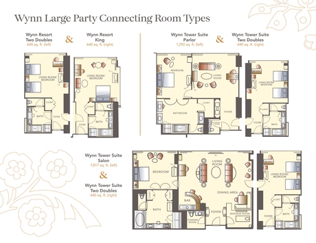 LARGE PARTY CONNECTING ROOMS