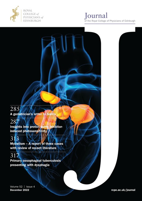 Journal of the Royal College of Physicians of Edinburgh - December 2022