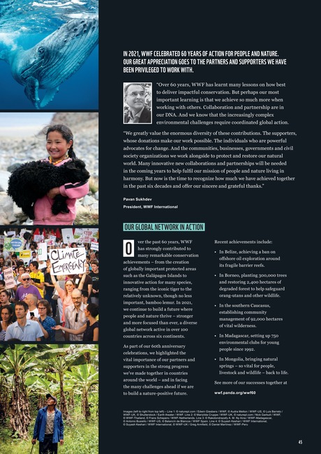 WWF Annual Review 2021 - 45