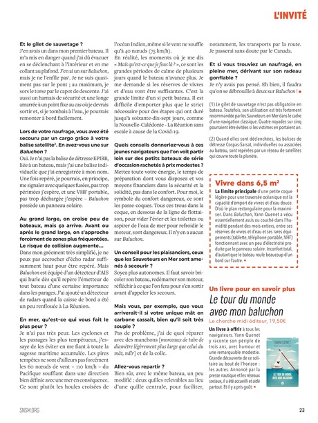 SAUVETAGE - N°168 - T2 2024 - Le magazine des sauveteurs en mer - 23