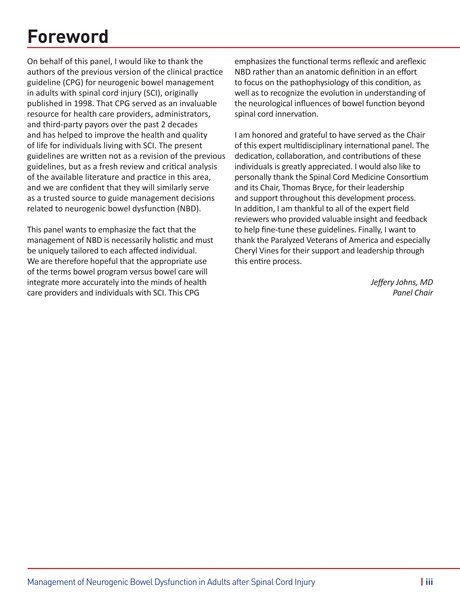 Management of Neurogenic Bowel Dysfunction in Adults after Spinal Cord ...