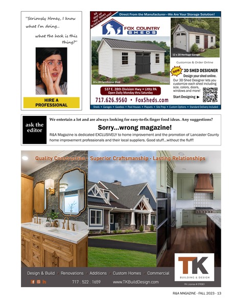 R&A Magazine - FALL 2023 - 13