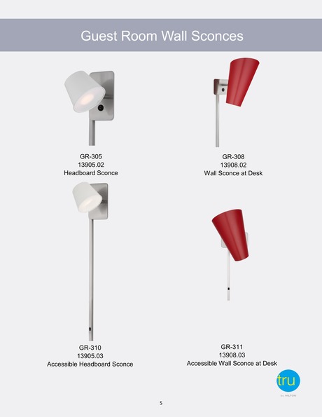 Remington Lighting Tru by Hilton - Program Guide - 5