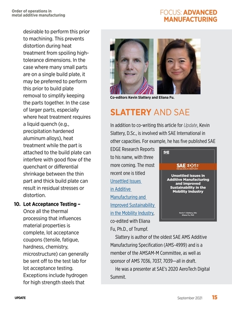 SAE Update - September 2021 - 15