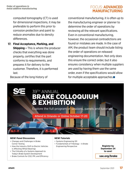 SAE Update - September 2021 - 17