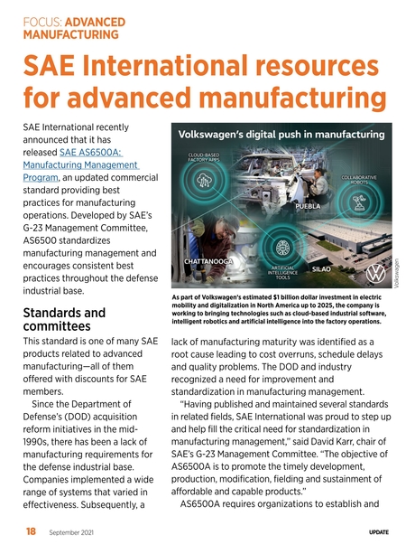 SAE Update - September 2021 - 18