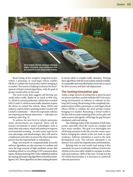 Autonomous Vehicle Engineering - November 2022 - 13