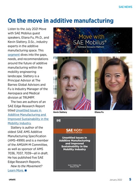 SAE Update - January 2022 - 5