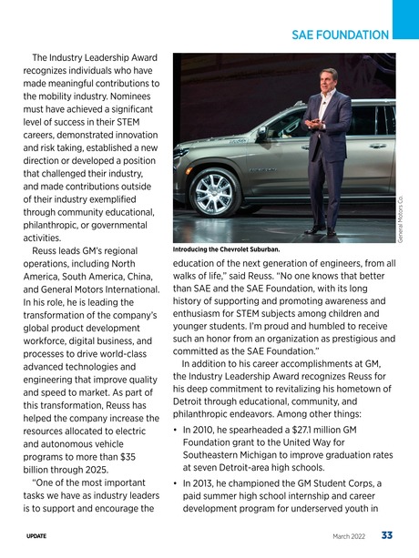 SAE Update - March 2022 - 33