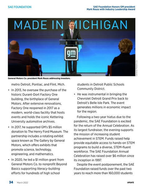 SAE Update - March 2022 - 34