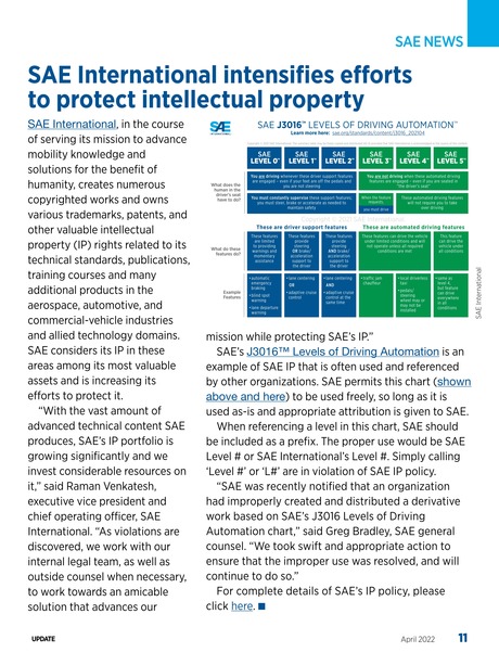 SAE Update - April 2022 - 11