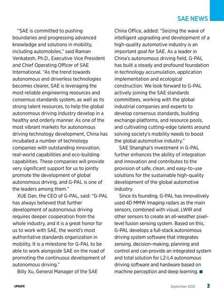 SAE Update - September 2022 - 3