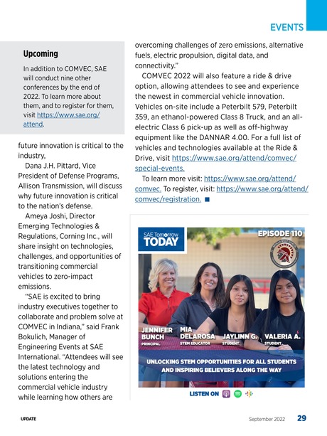 SAE Update - September 2022 - 29