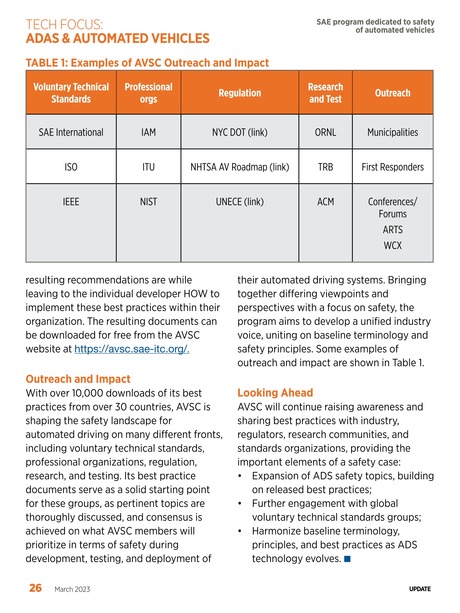 SAE Update - March 2023 - 26