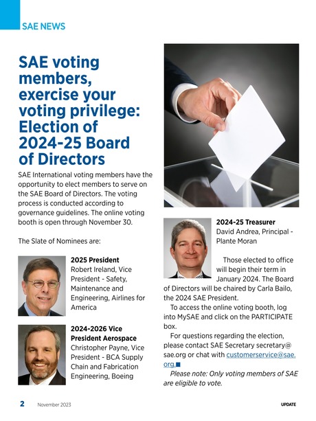 SAE Update - November 2023 - 2