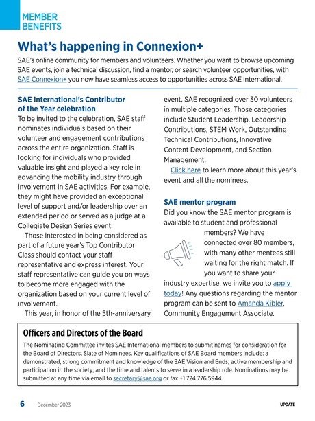 SAE Update - December 2023 - 6
