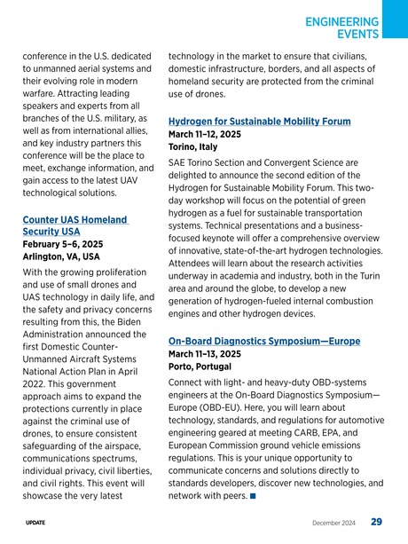 SAE Update - December 2024 - 29