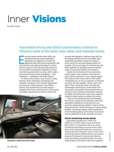 ADAS/Connected Car Special Report. June 2023 - 18