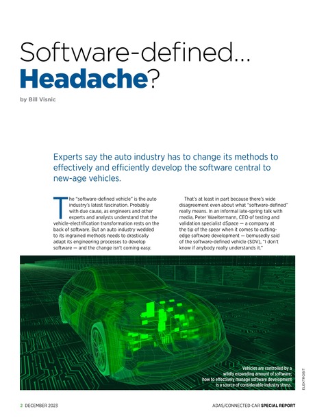 ADAS/Connected Car Special Report - December 2023 - 2