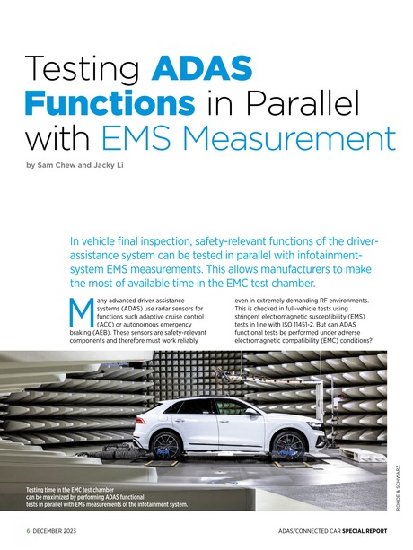 ADAS/Connected Car Special Report - December 2023 - 6