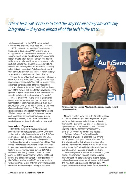 ADAS/Connected Car Special Report - December 2023 - 21