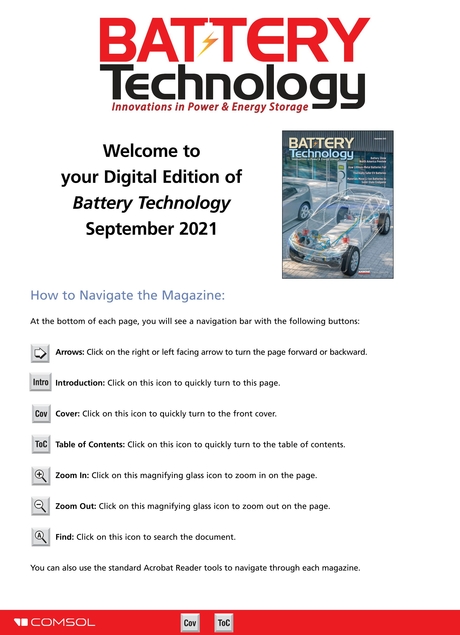 Battery Technology - September 2021