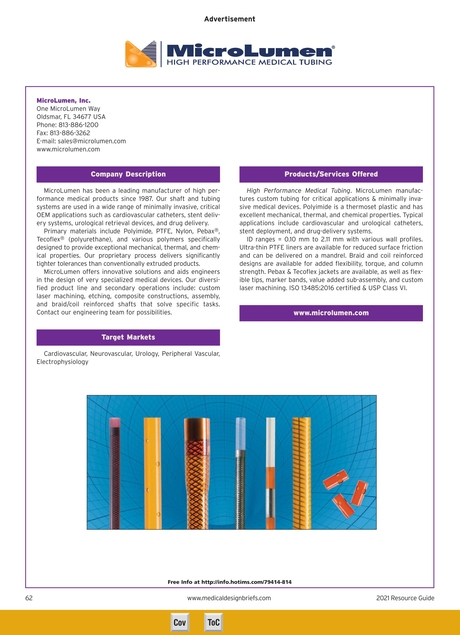 Medical Design Briefs - June 2021 - 62