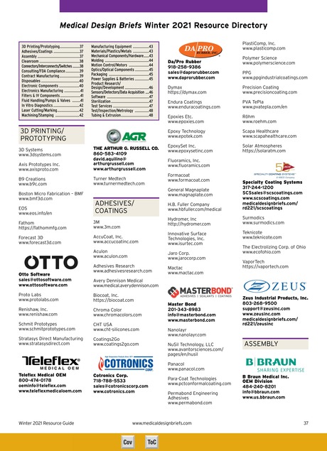 Medical Design Briefs - December 2021 - 37