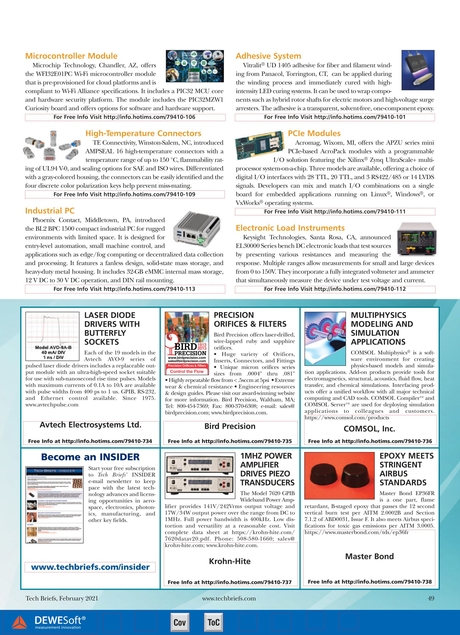 Tech Briefs Magazine - February 2021 - 49