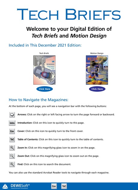 Tech Briefs Magazine - December 2021