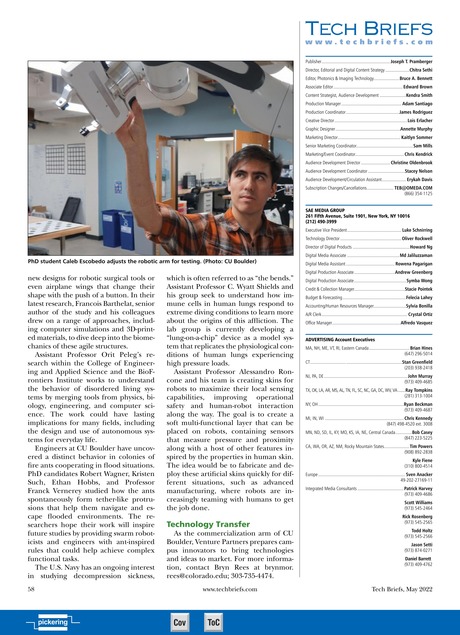 Tech Briefs Magazine - May 2022 - 58