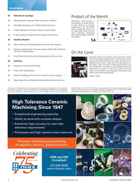 Tech Briefs Magazine - October 2022 - 4