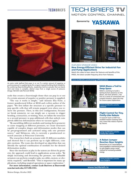 Tech Briefs Magazine - October 2022 - MD-19