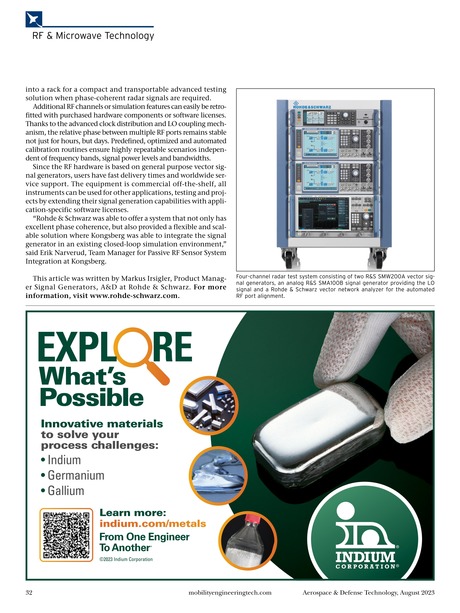 Aerospace & Defense Technology - August 2023 - 32