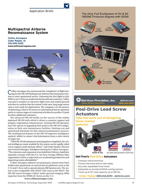 Aerospace & Defense Technology - September 2023 - 31