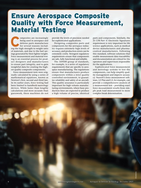 Aerospace & Defense Technology - December 2023 - 8