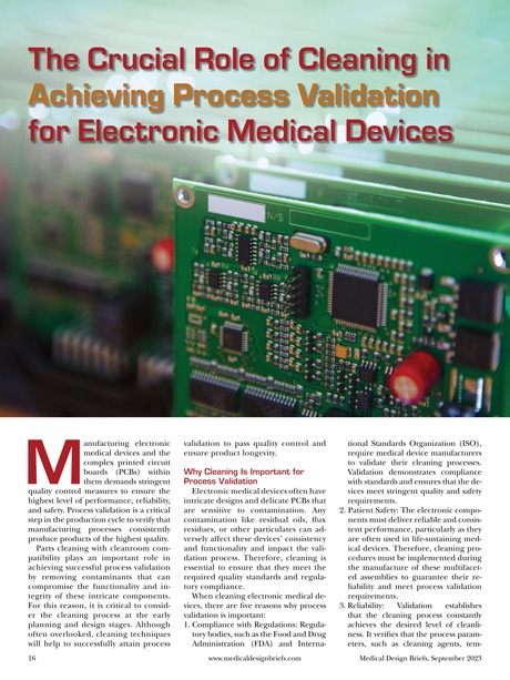 Medical Design Briefs - September 2023 - 16