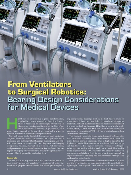 Medical Design Briefs - December 2023 - 8