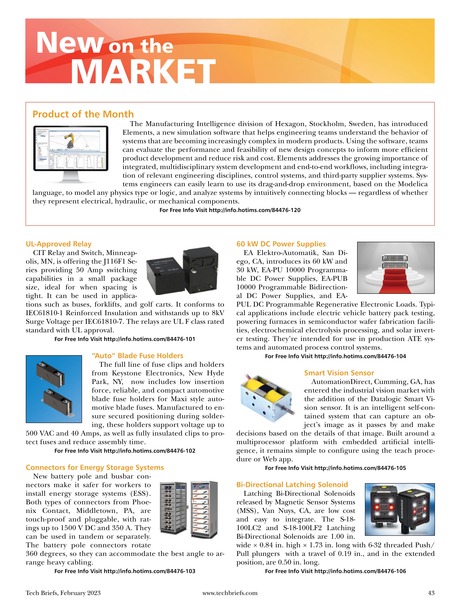 Tech Briefs Magazine - February 2023 - 43