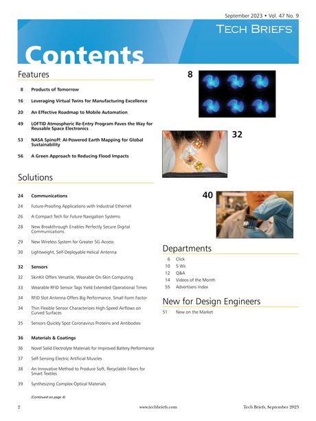 Tech Briefs Magazine - September 2023 - 2