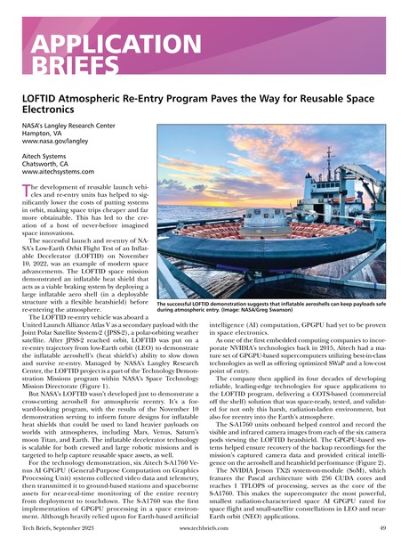 Tech Briefs Magazine - September 2023 - 49